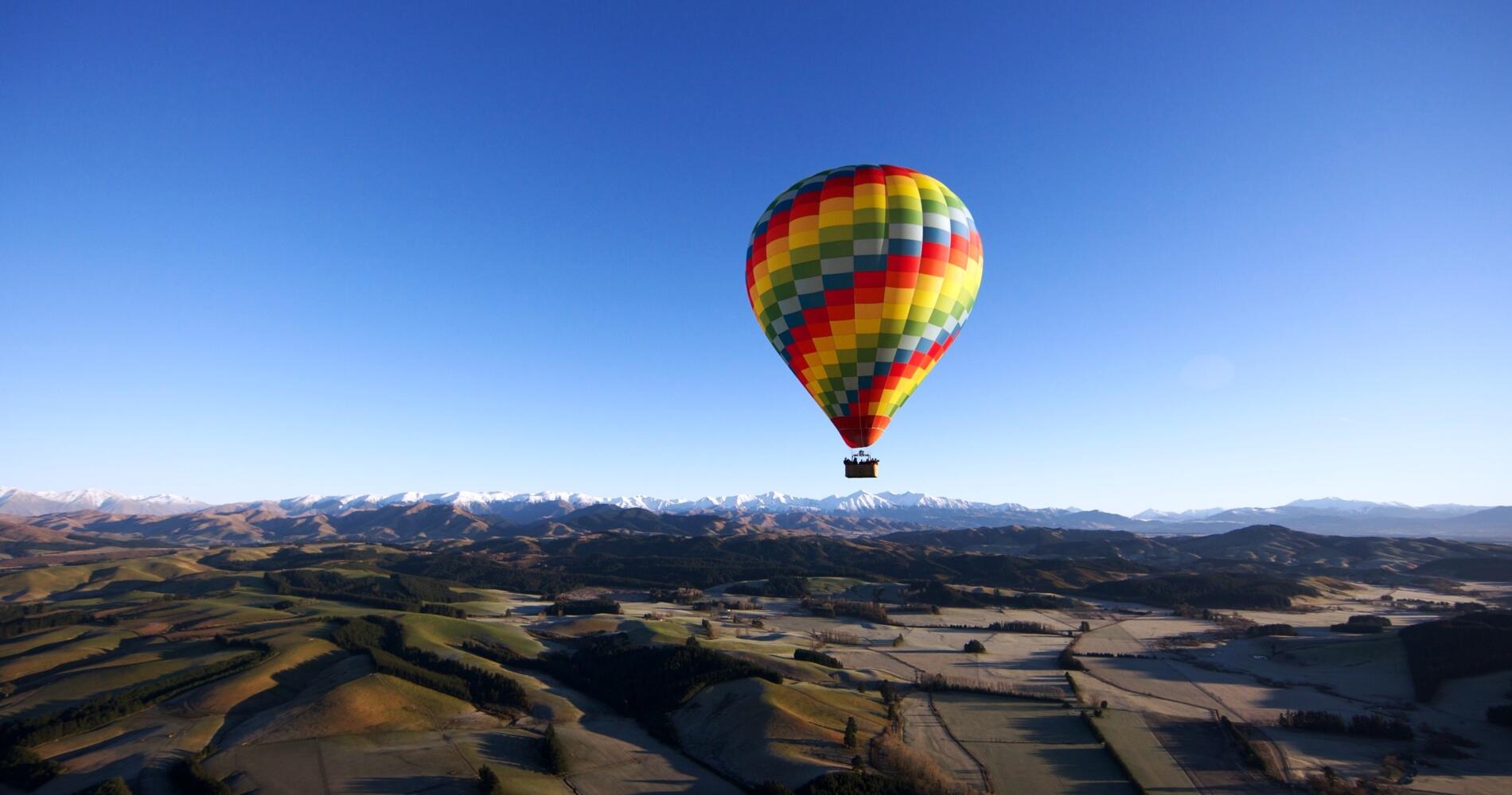 Balloon Flight Hot Air Balloon In Flight Special Hi Res Stock