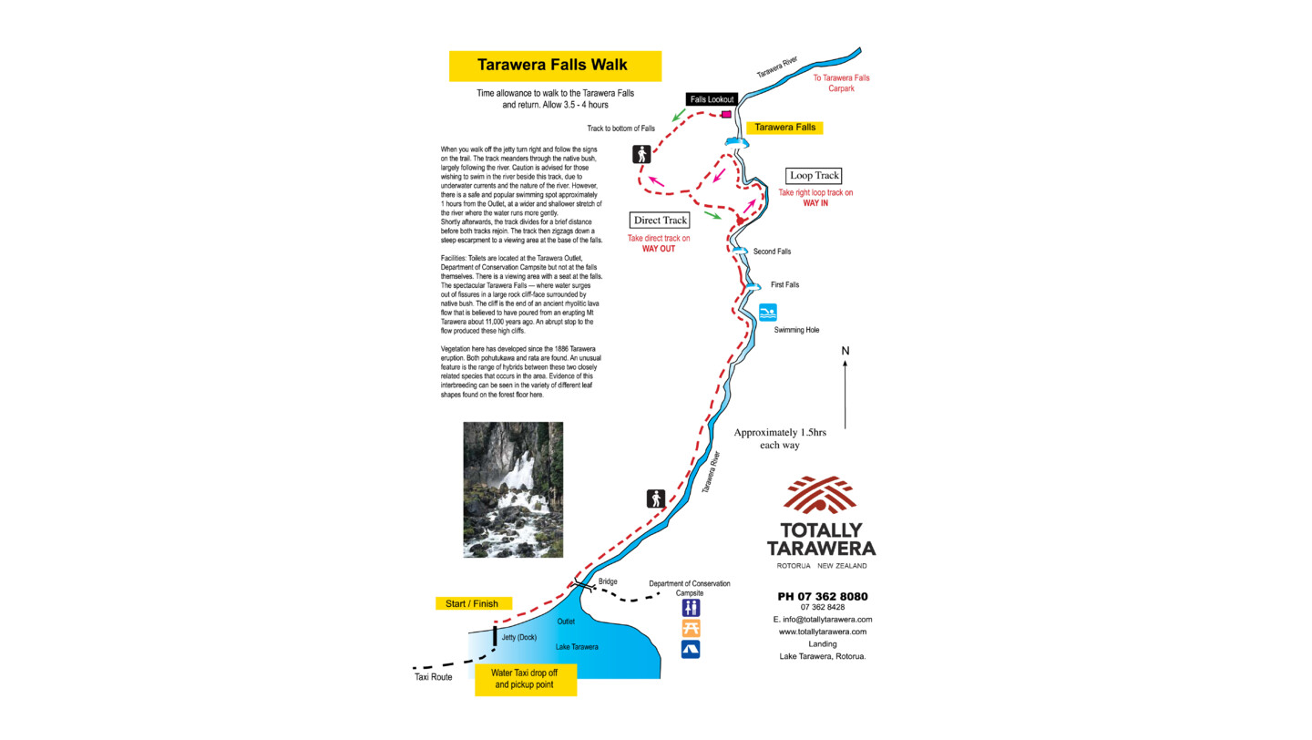 Tarawera Falls Walk & Lake cruise | Activity in Rotorua, New Zealand