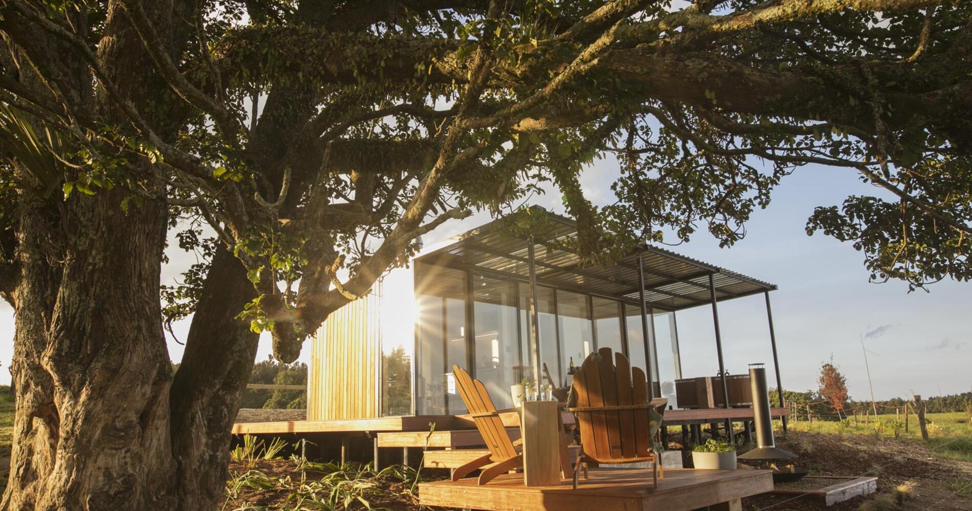 Canopy Camping Escapes | Redwood Farm - Puriri Tinyhouse ...
