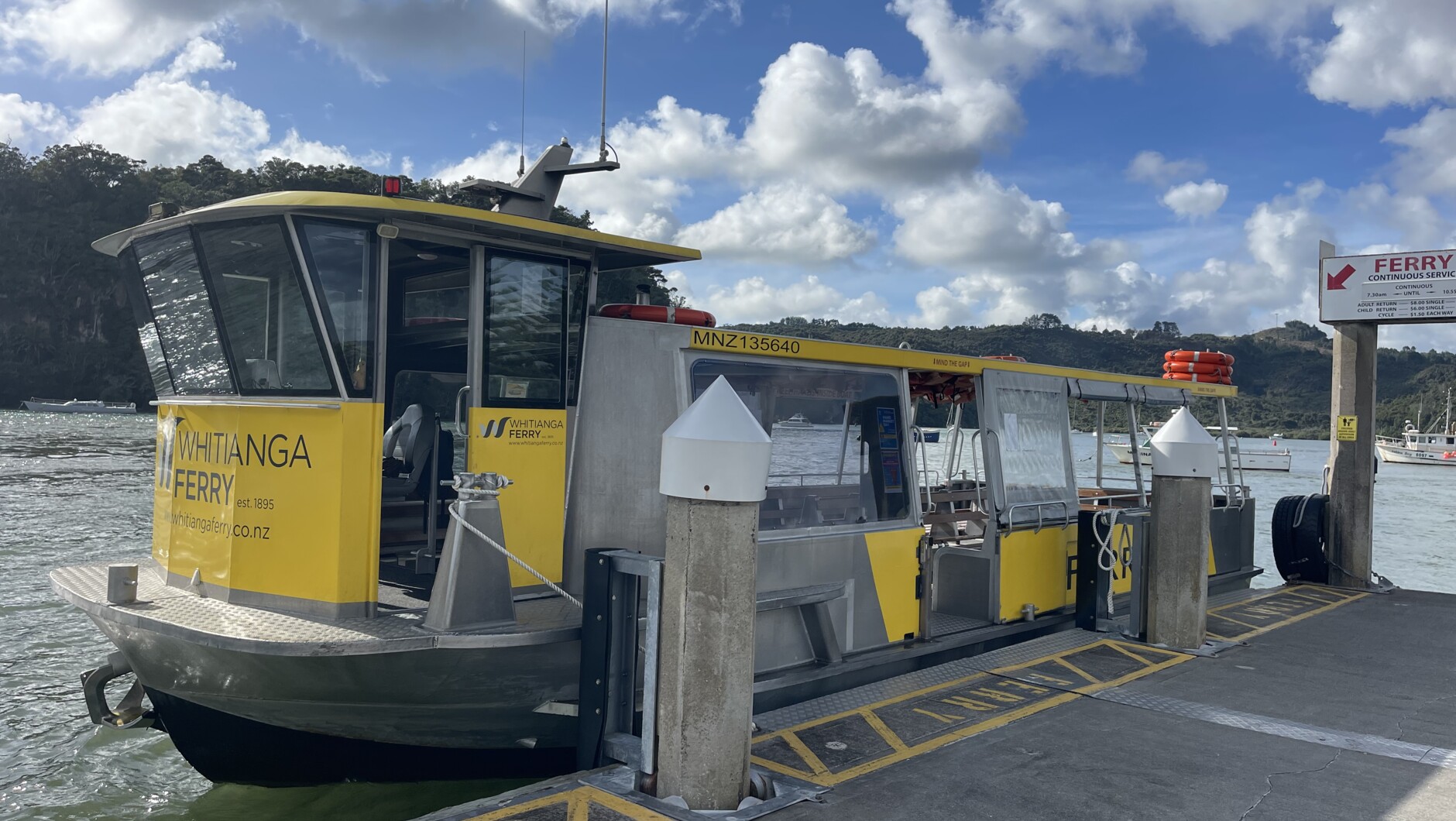 Whitianga Ferry (Established 1895) | Transport in The Coromandel, New ...