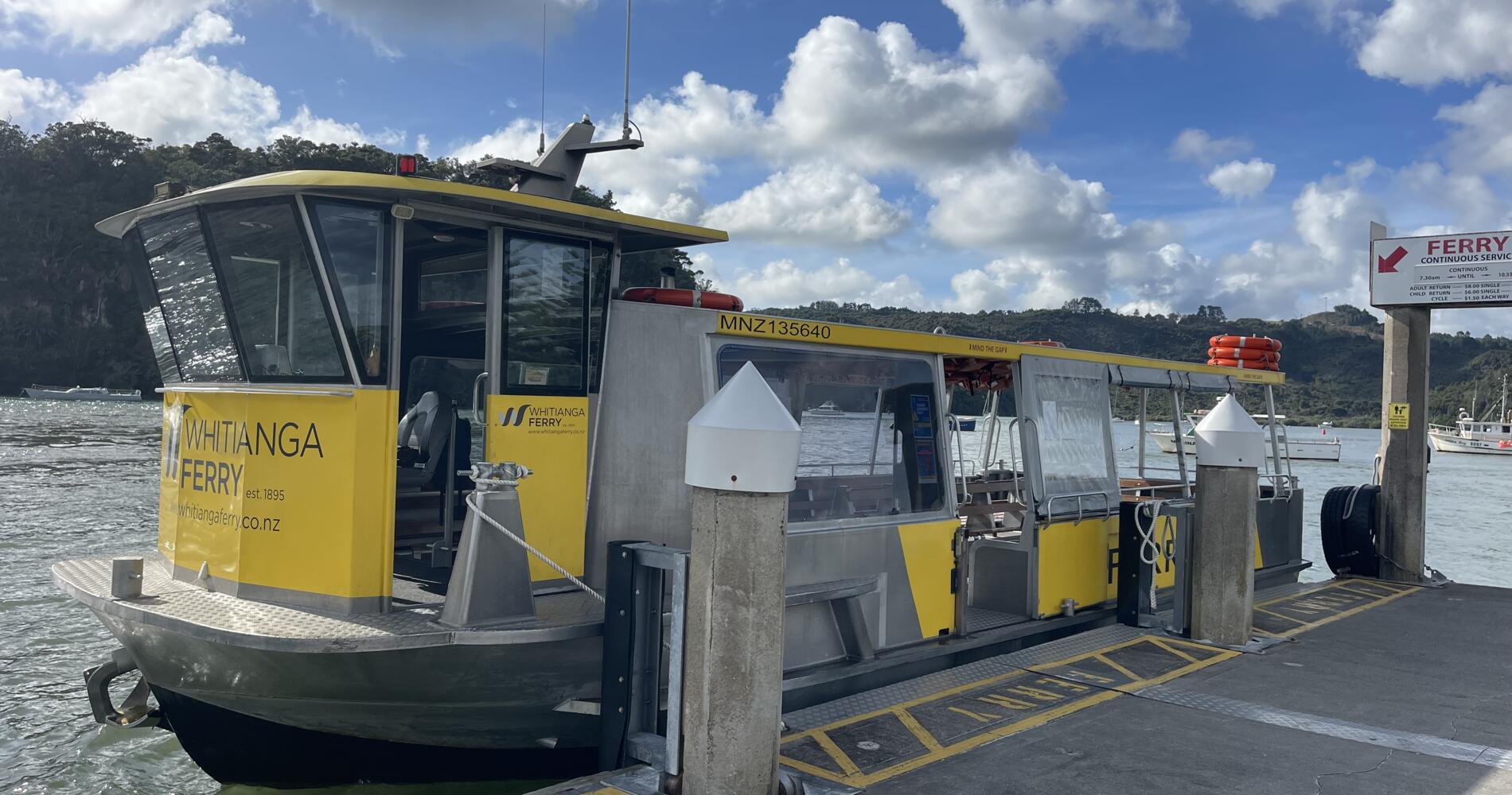Whitianga Ferry (Established 1895) | Transport in The Coromandel, New ...