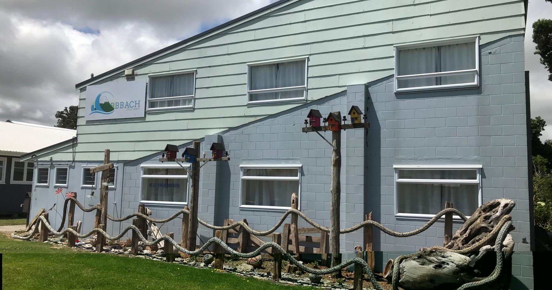 BBBach. Biggest Beach Bach. Sleeps 28 with 8 bedrooms. Includes a ...