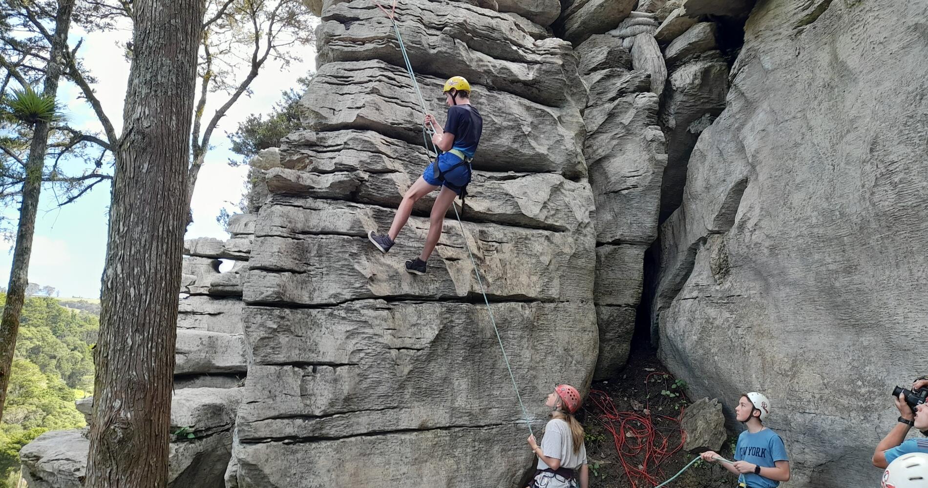 Rock Climbing at Waipu Caves Farm Park | Activity in Northland & Bay of Islands, New Zealand