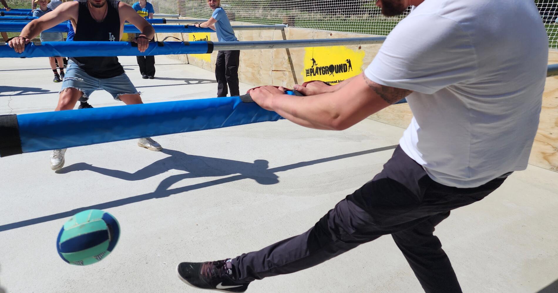 Human Foosball at The Playground | Activity in Queenstown, New Zealand