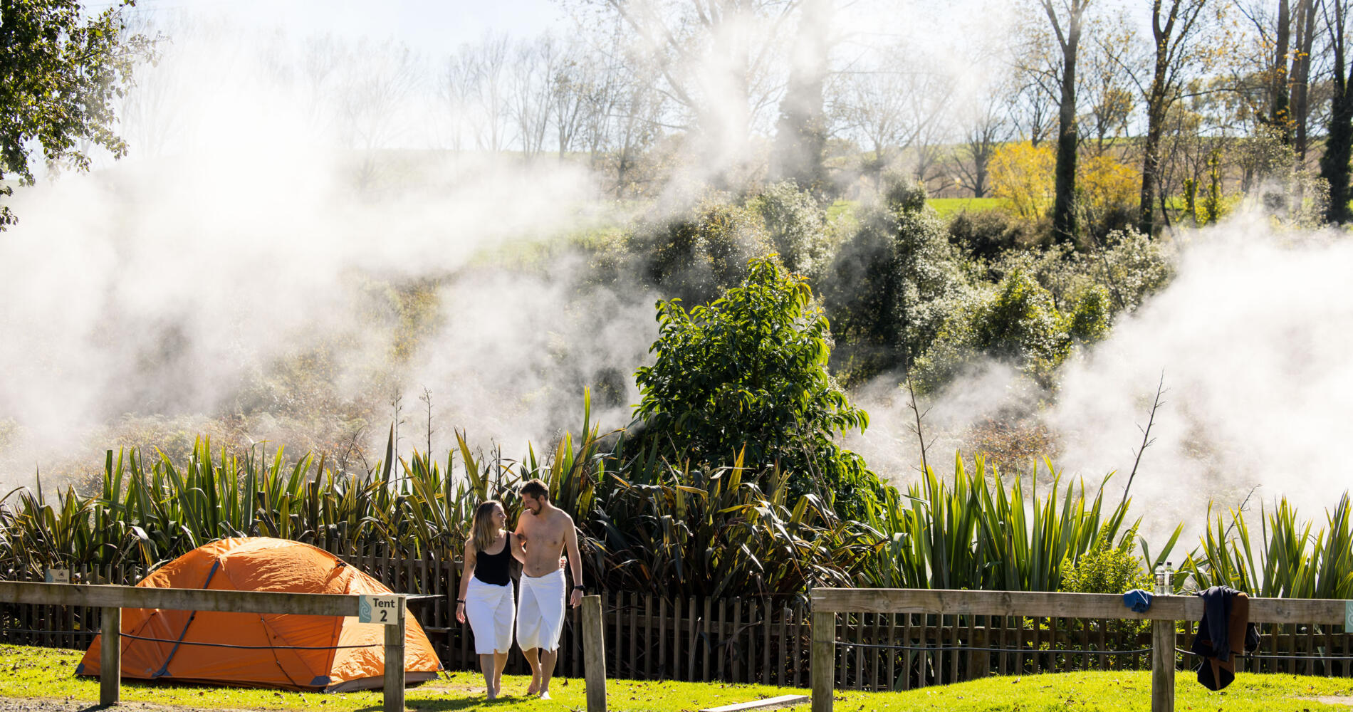 Waikite Valley Hot Pools Campground | Accommodation in Rotorua, New Zealand