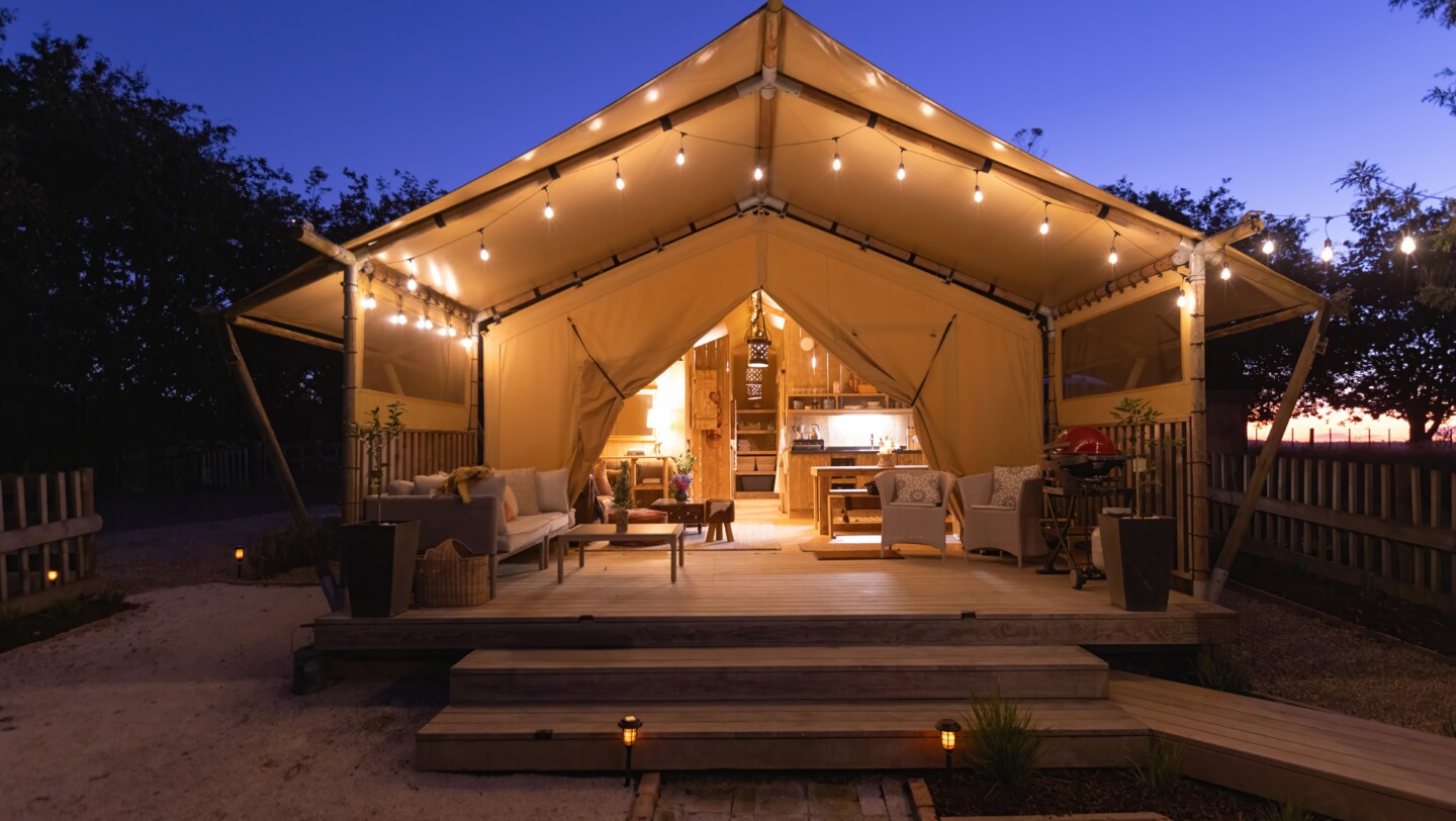 Canopy Camping Escapes | The Oaks Safari Tent | Accommodation in ...