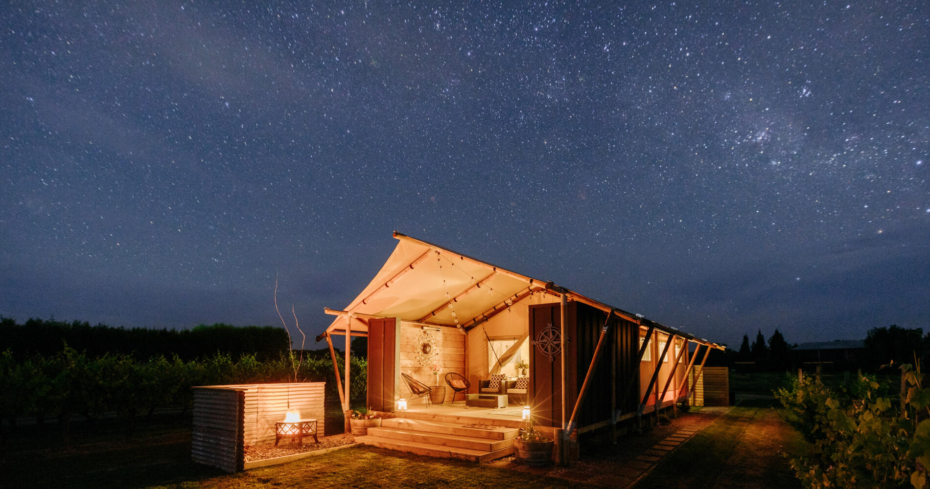 Villas & Vines Glamping | Accommodation in Hawke's Bay, New Zealand