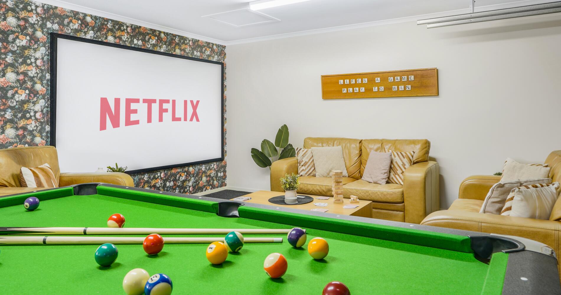 Games Room Cinema Pool-Table & More - By KOSH BNB | Accommodation in ...