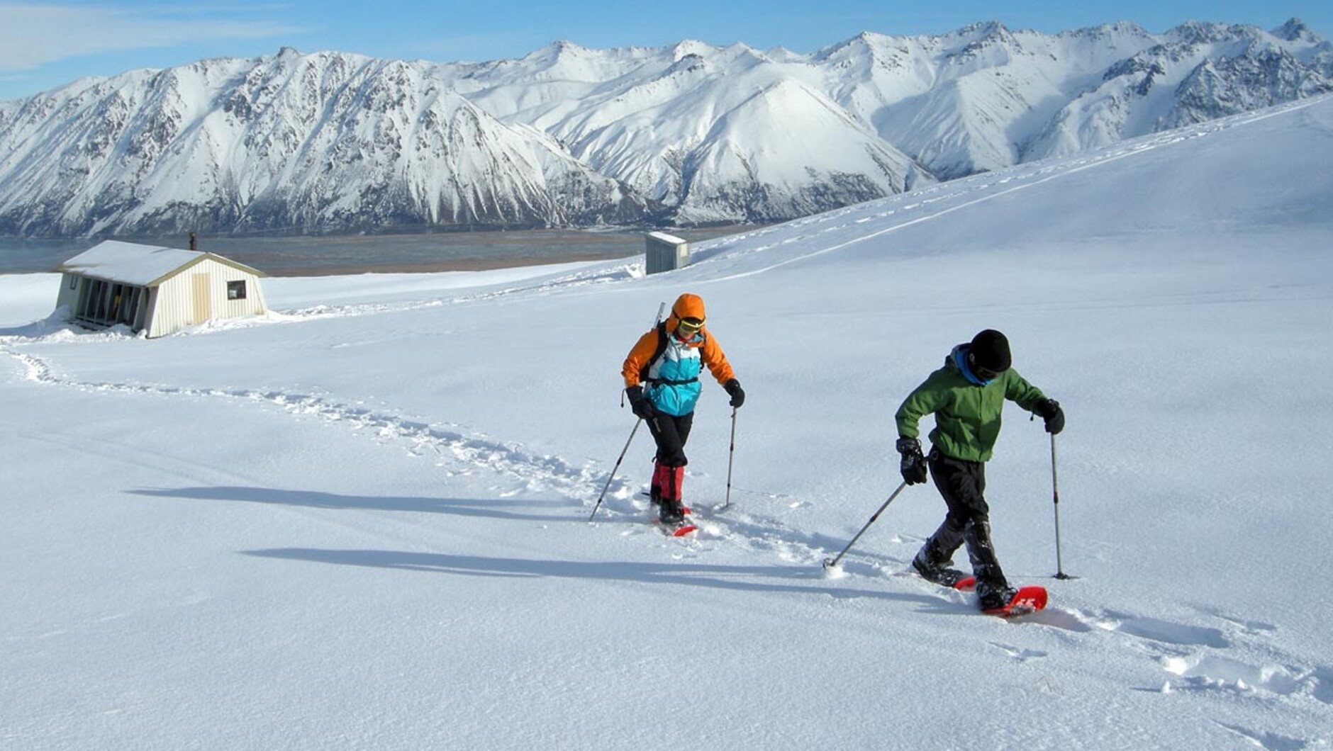 Snowshoeing in the Southern Alps - Lake Tekapo and Mount Cook ...