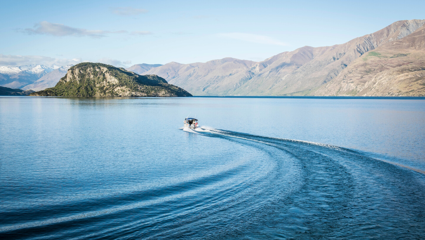 Wanaka Water Taxi Mou Waho Island Tour | Activity in Wānaka, New Zealand